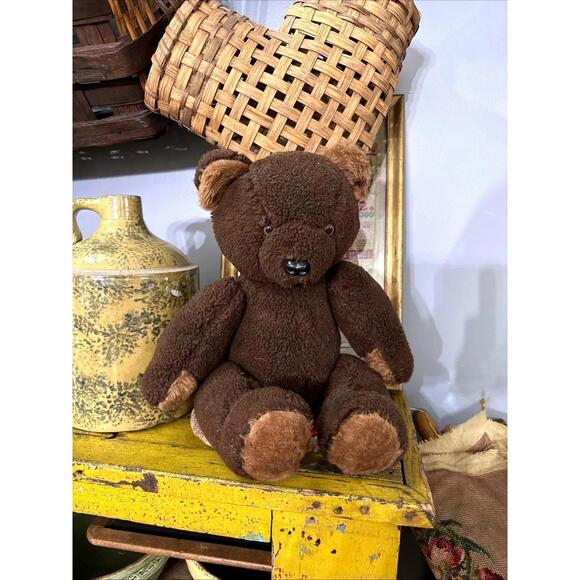 Toys | Vintage Handmade Primitive 17 Jointed Teddy Bear Primitive ...